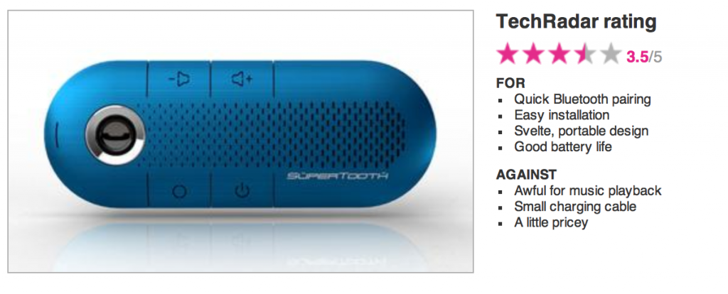 SuperTooth Crystal review: a hands-free car kit with power - Gearburn