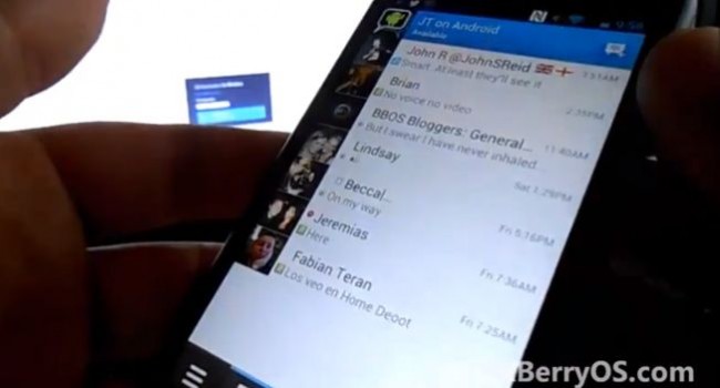 Have a look at BBM for Android [beta] in this video - Gearburn